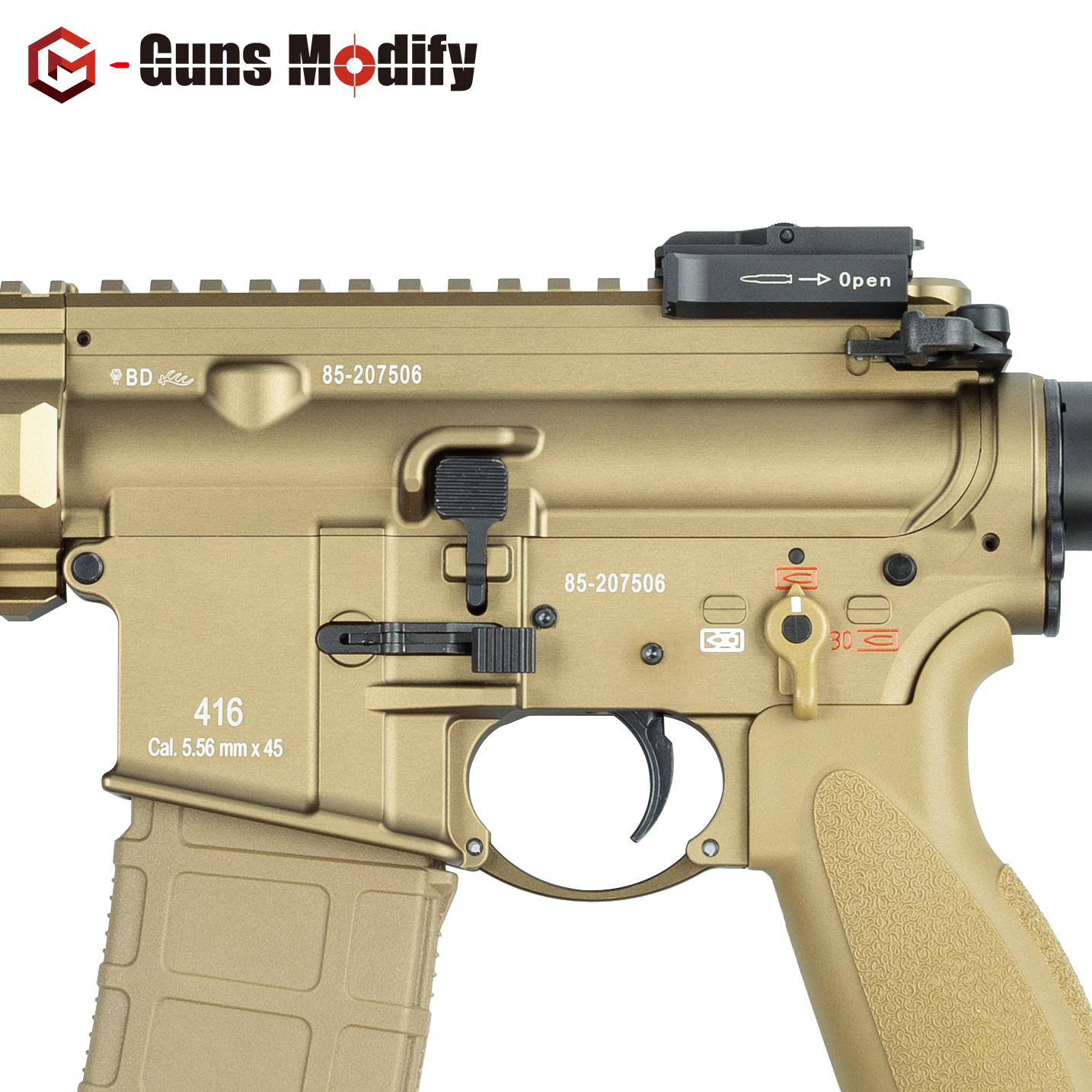 Guns Modify EVO MWS GBB Upper & Lower Receiver Set - H-305 | Cerakote