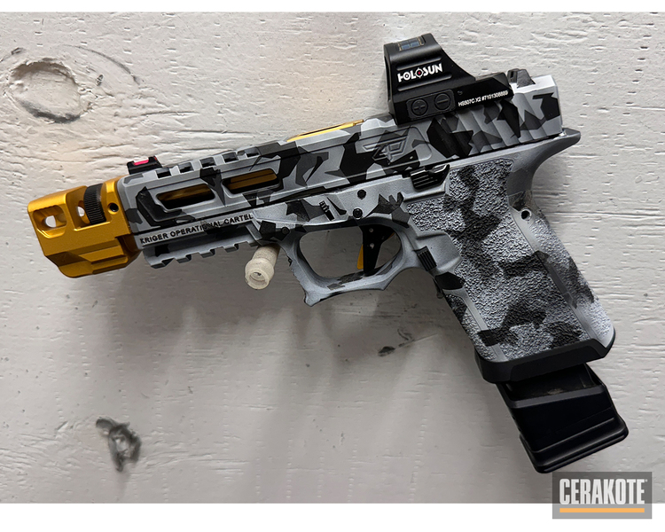 Gucci Glock done in Armor Black, Stormtrooper White, Sniper Grey and ...