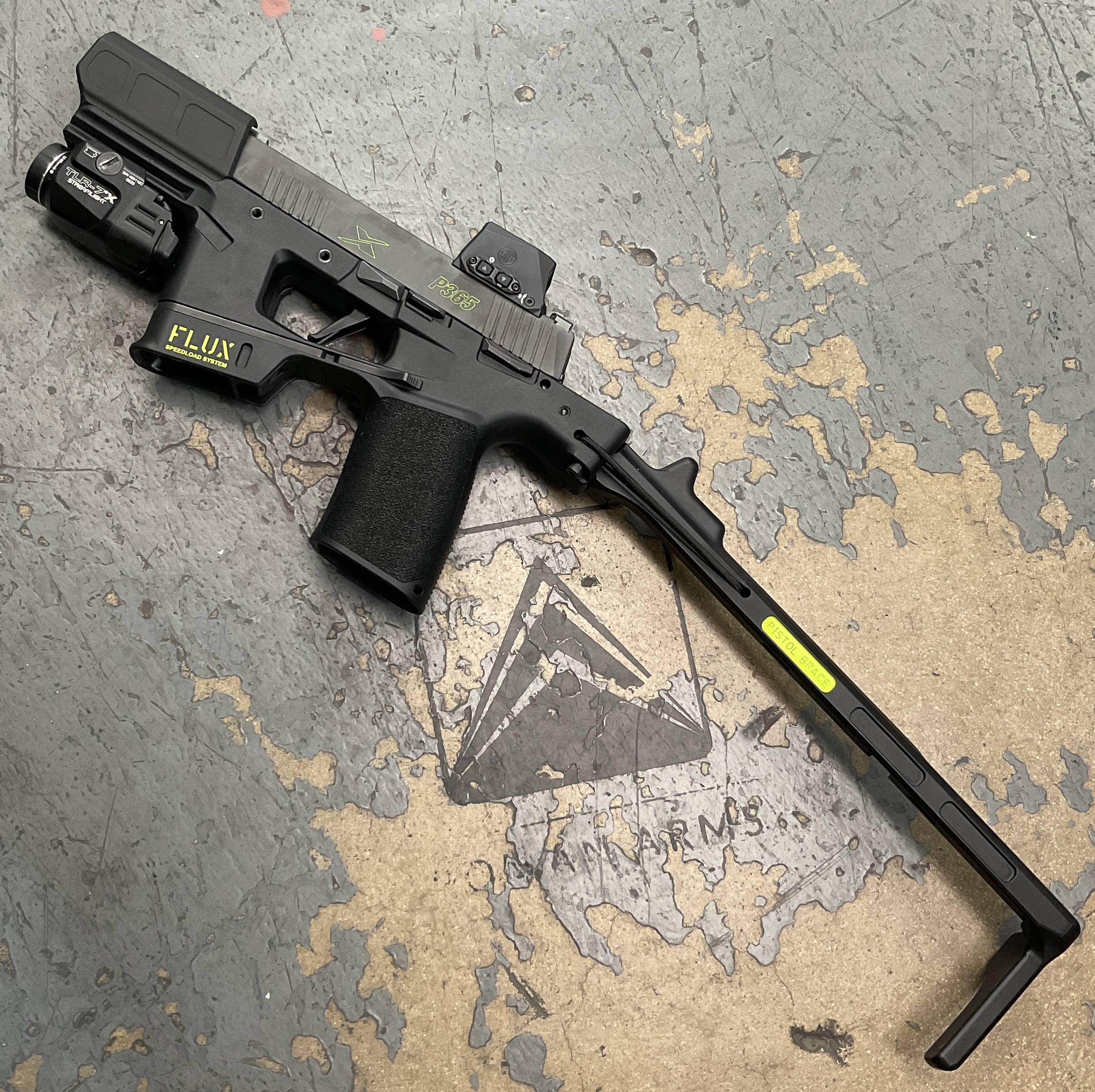 Flux Raider finished with H-166 and H-331 | Cerakote