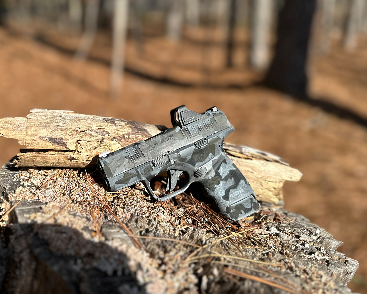 Hellcat featuring Sniper Grey, Armor Black and Battleship Grey | Cerakote