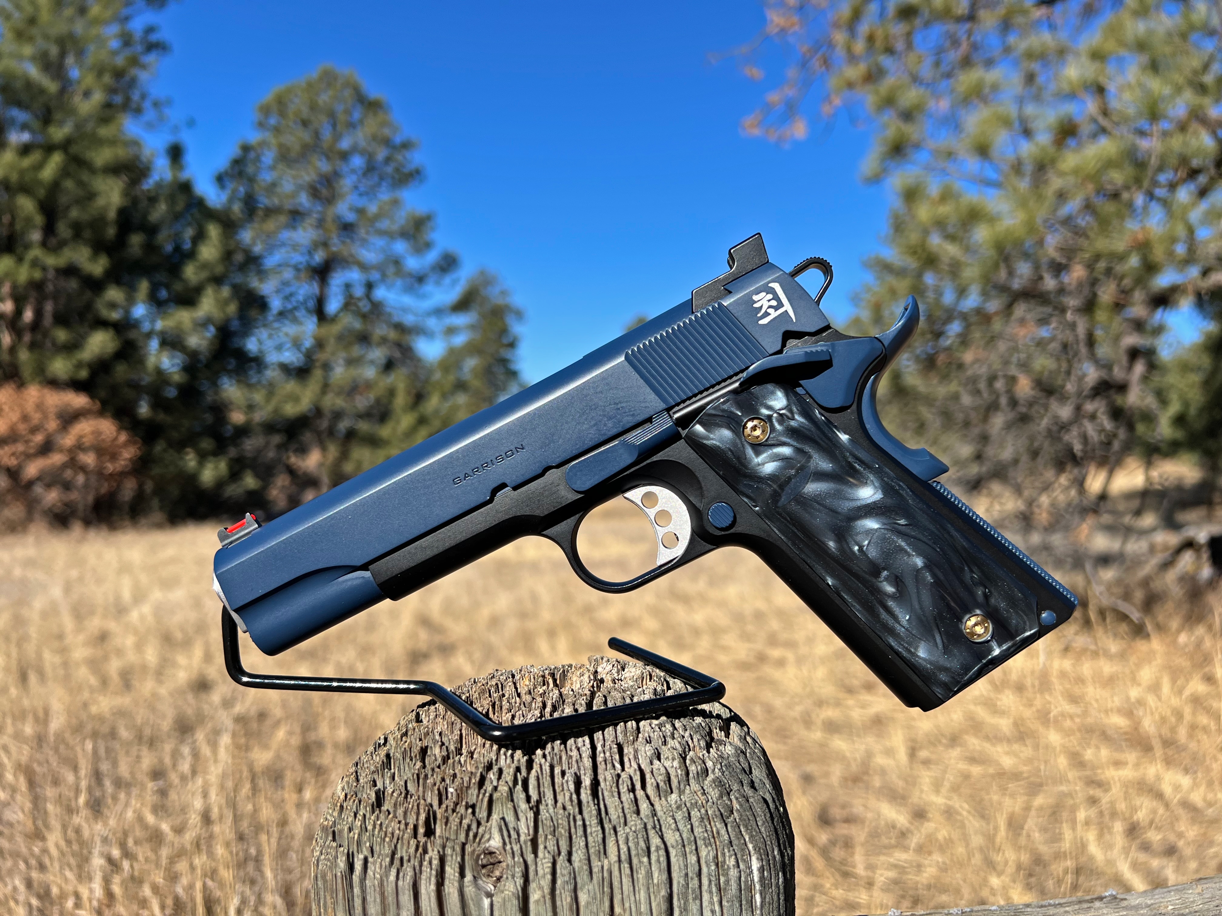 Two Tone Springfield Armory 1911 with Custom Laser Engraving | Cerakote