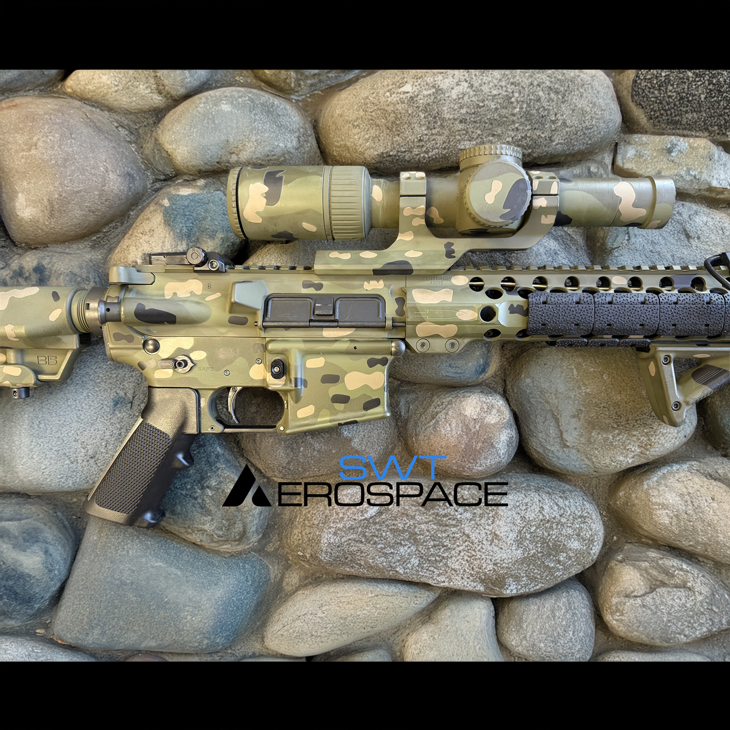 Colt AR15 and Vortex Optic Cerakoted in OCP | Cerakote
