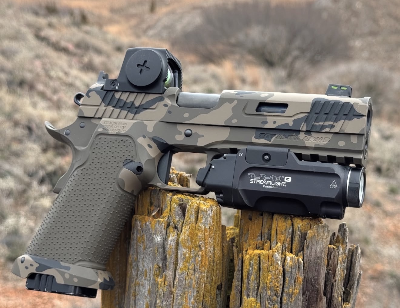 Stealth Arms Platypus Custom Camo | Cerakote