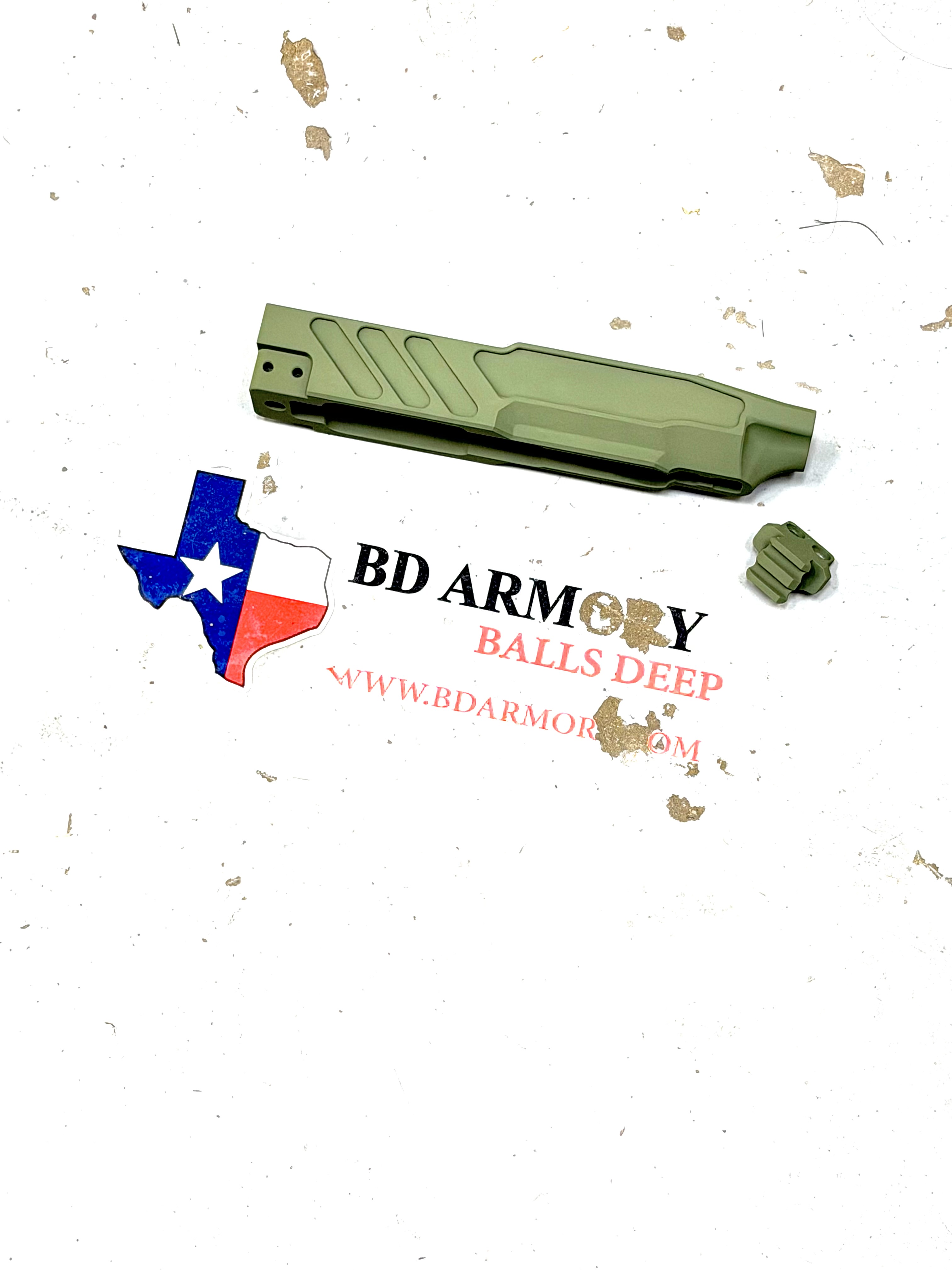 FS GREEN RIFLE STOCK PARTS | Cerakote