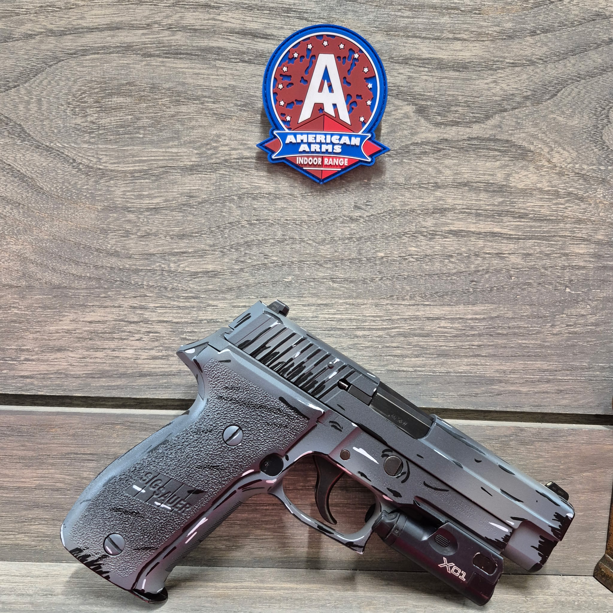 Triple Grey Cel Shaded Sig P226 | Cerakote