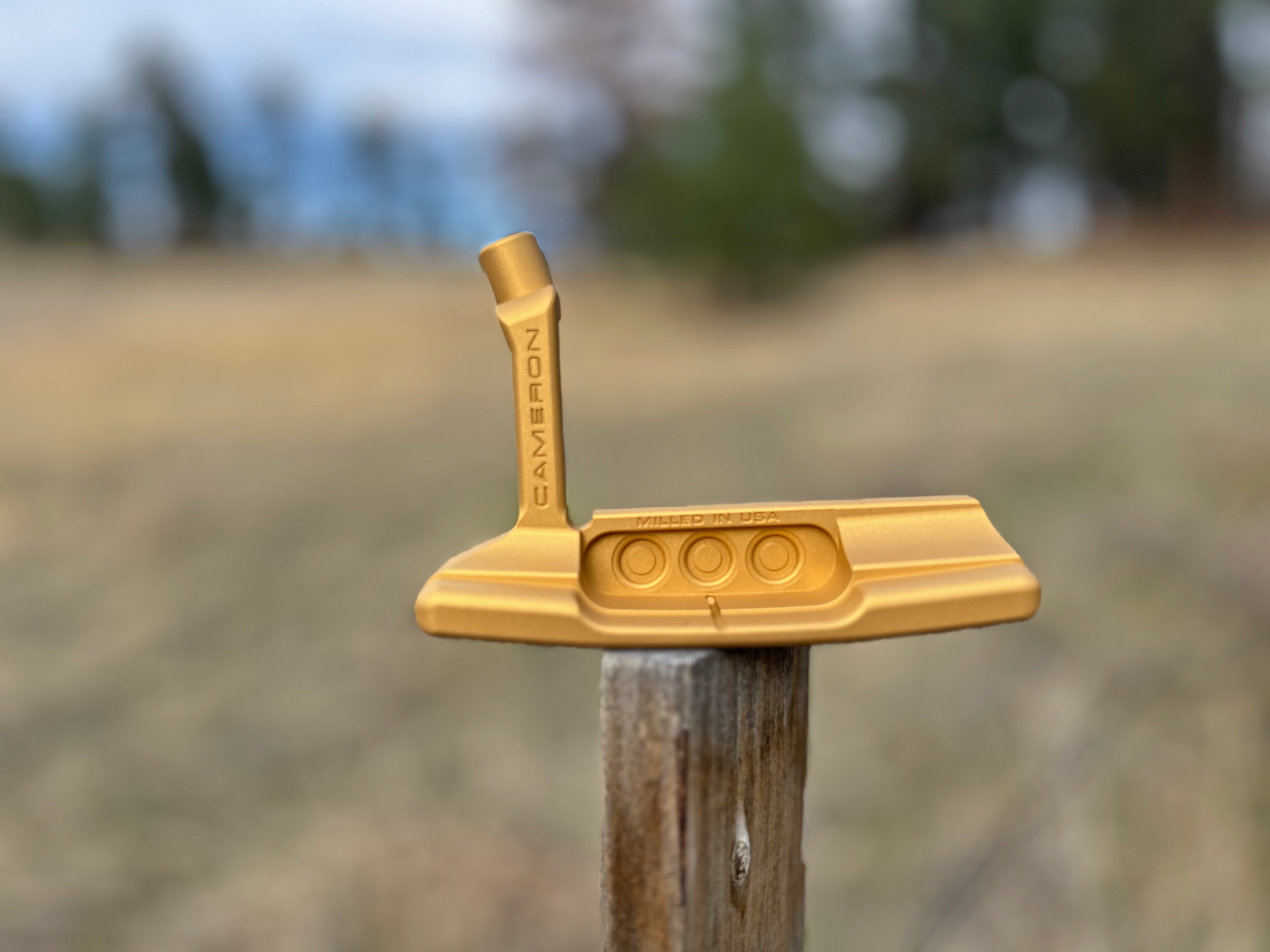 Scotty Cameron Putter Head in Gold | Cerakote