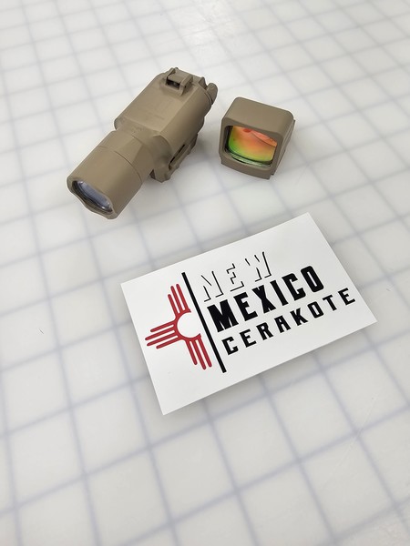 FDE Optic and Flashlight finished in H-203 | Cerakote