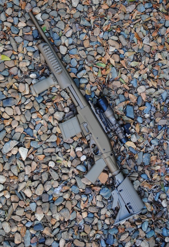 H-267 MagPul Flat Dark Earth with H-148 Burnt Bronze by Zane | Cerakote