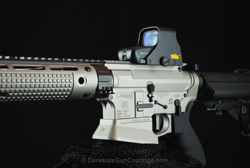 H-170 Titanium with H-146 Graphite Black by Mark | Cerakote