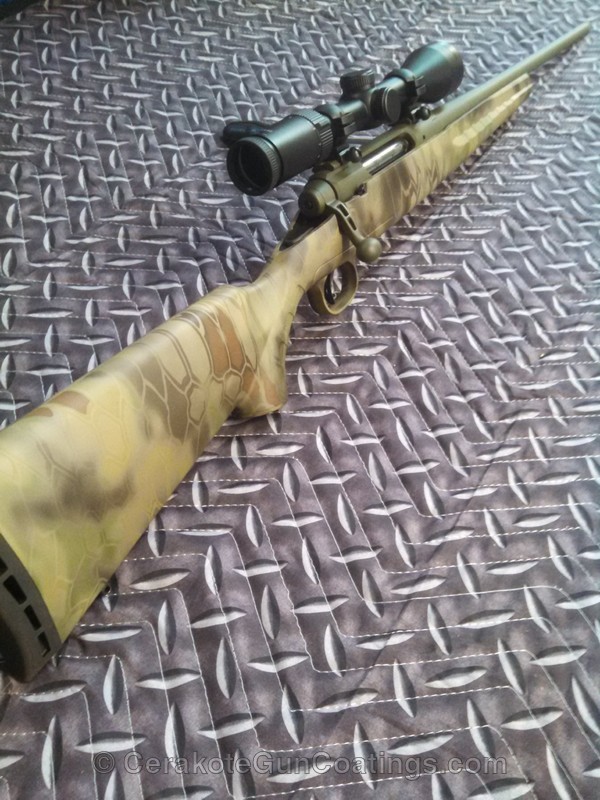 H-236 O.D. Green with MC-161 Matte Ceramic Clear by Gary | Cerakote