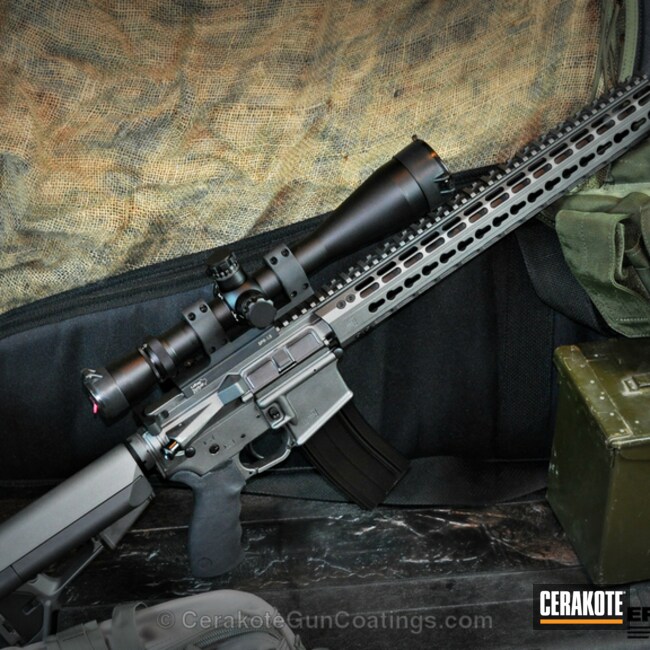 H-146 Graphite Black with H-237 Tungsten by Keith Erickson | Cerakote