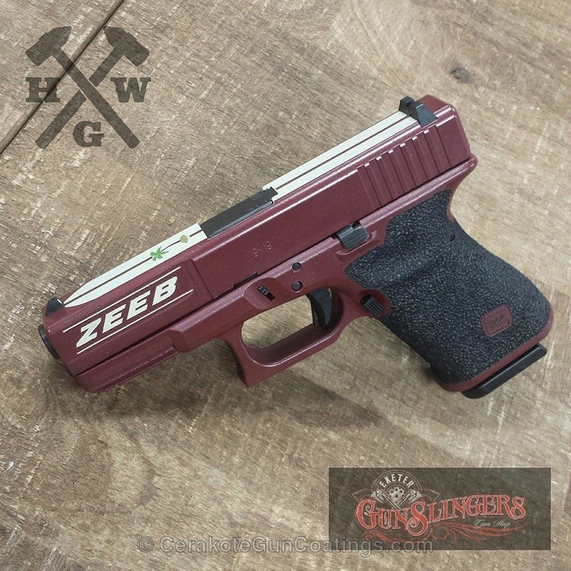 H-152 Stainless with Custom Mix of H-216 Smith & Wesson Red and H-190 ...