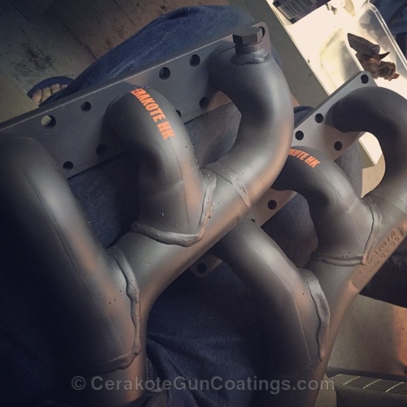 H-234 Sniper Grey with H-243 Safety Orange by ming | Cerakote