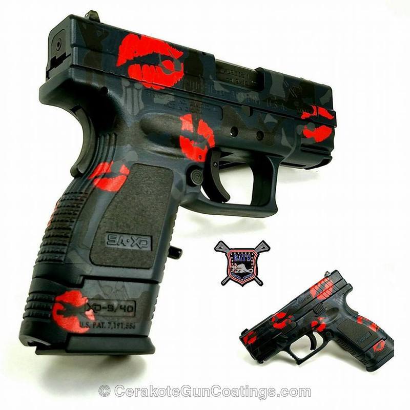 H-146 Graphite Black with H-216 Smith & Wesson Red and H-201 McMillan ...