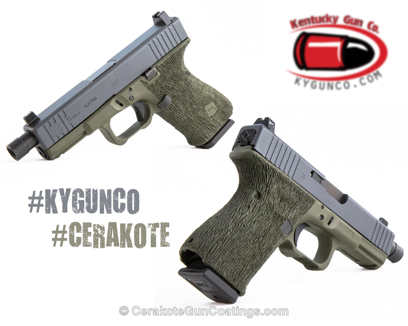 H-234 Sniper Grey with H-236 O.D. Green by Christian Swarts | Cerakote