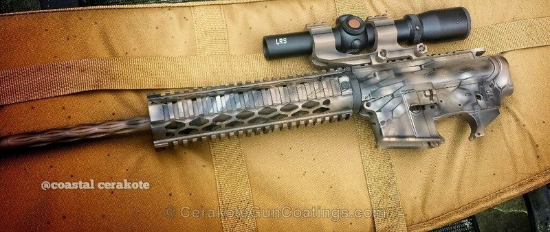 H-199 Desert Sand with H-146 Graphite Black and H-267 MagPul Flat Dark ...