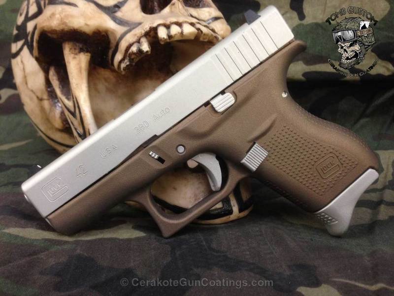 H-153 Shimmer Gold with H-148 Burnt Bronze by Tom Leach | Cerakote