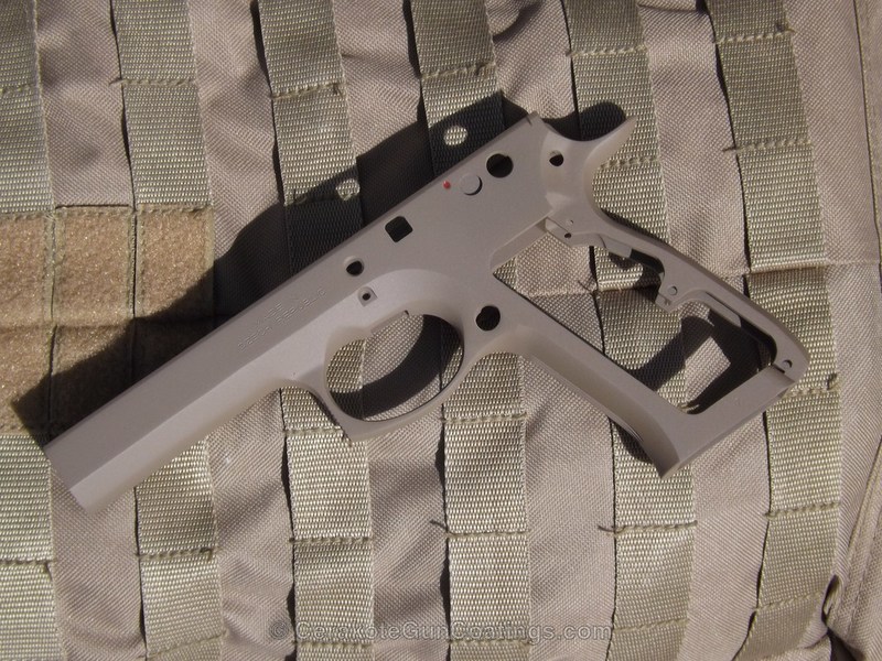 H-265 Flat Dark Earth with H-221 Crimson by Joe Larson | Cerakote