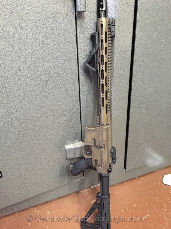 H-148 Burnt Bronze with H-259 Barrett Bronze by Dustin Scruggs | Cerakote