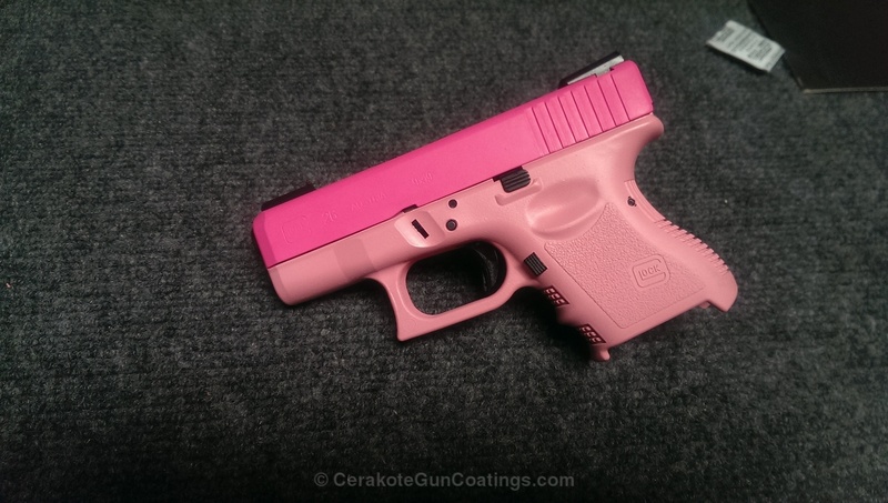 H-141 Prison Pink with H-244 Bright Pink by Phil Brierley | Cerakote