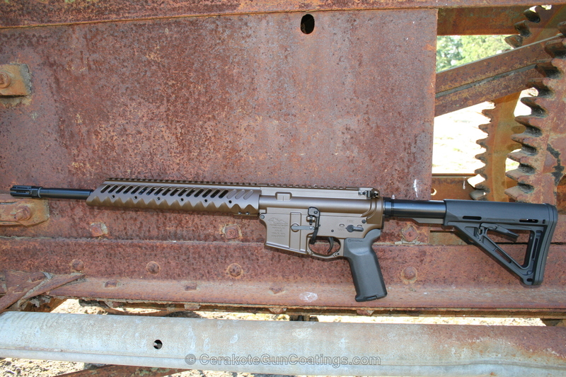 H-259 Barrett Bronze with H-146 Graphite Black by Scott Verse | Cerakote