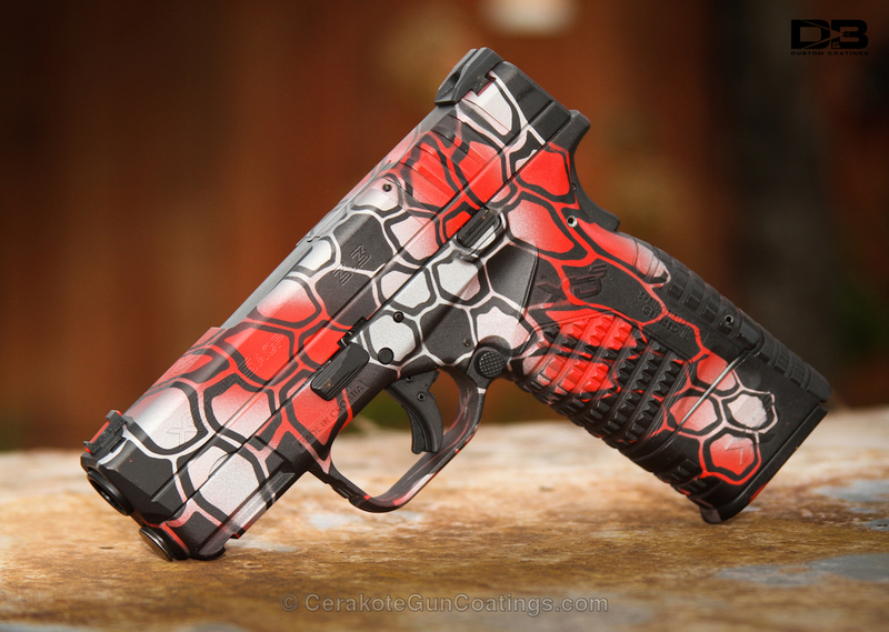 H-167 USMC Red with H-146 Graphite Black and H-255 Crushed Silver by ...