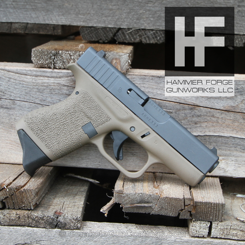 H-267 MagPul Flat Dark Earth with H-234 Sniper Grey by Paul Keys | Cerakote