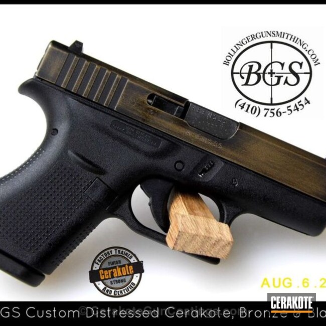 H 148 Burnt Bronze With H 190 Armor Black By Robert Bollinger Cerakote