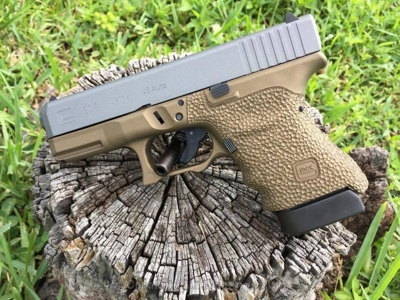 H-227 Tactical Grey with H-148 Burnt Bronze by Drew Phelan | Cerakote