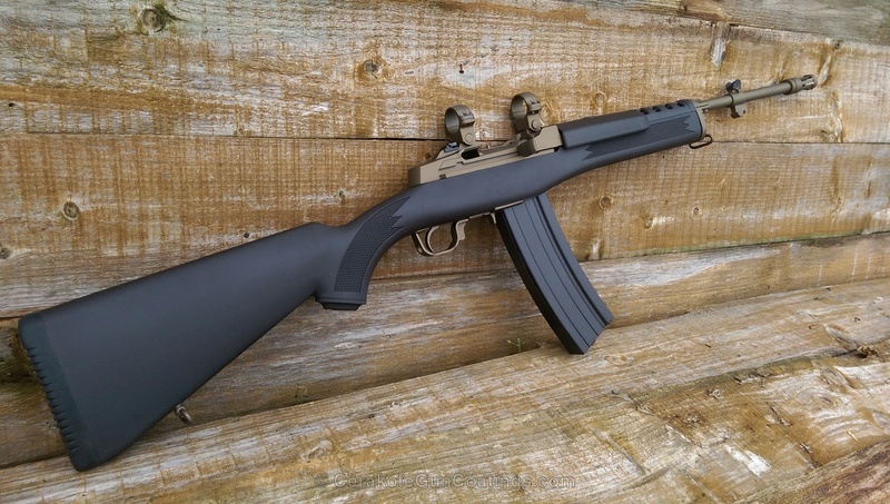 H-148 Burnt Bronze with H-146 Graphite Black by Mark Twittey | Cerakote