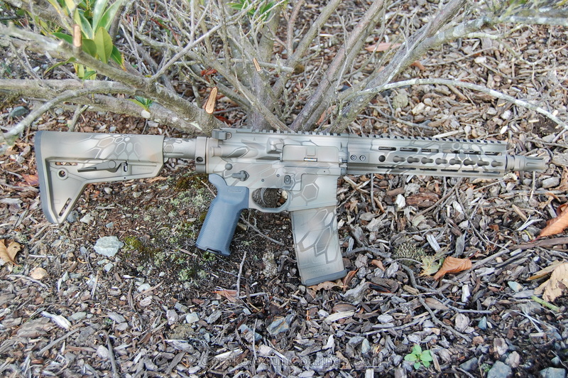 H-199 Desert Sand with H-267 MagPul Flat Dark Earth and H-232 MagPul O ...