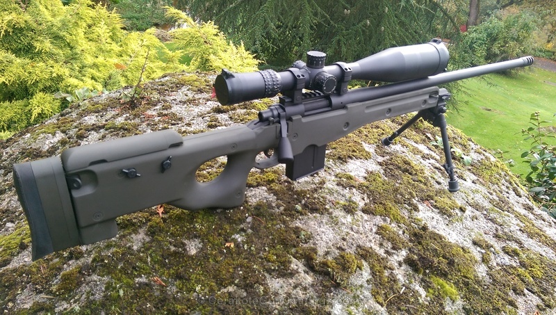 H-146 Graphite Black with H-236 O.D. Green by Mark Twittey | Cerakote