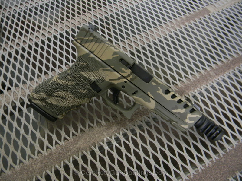 H-231 MagPul Foliage Green with H-258 Chocolate Brown and H-199 Desert ...