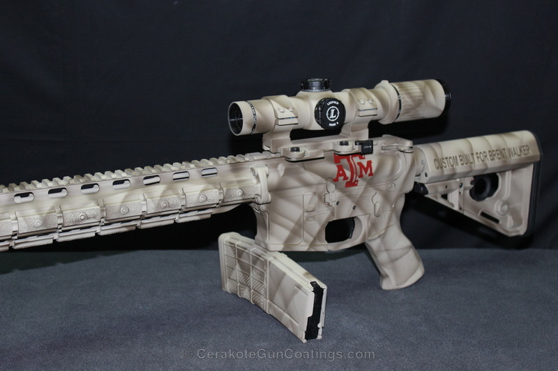 H-199 Desert Sand wtih H-226 Patriot Brown by matthew Murphy | Cerakote
