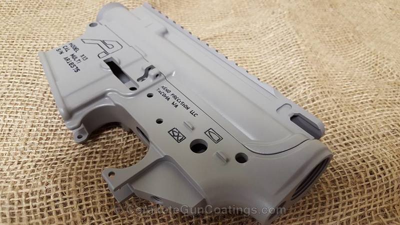 H-190 Armor Black with H-139 Steel Grey by TAMMI JANEY | Cerakote