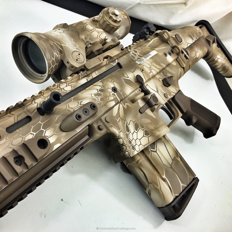 H-235 Coyote Tan with H-226 Patriot Brown by MICHAEL SIGOUIN | Cerakote