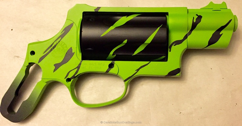 H-146 Graphite Black with H-168 Zombie Green by JOHN SIEGERT | Cerakote