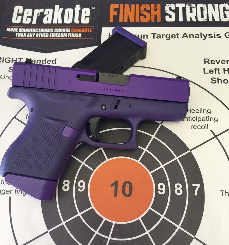 H-217 Bright Purple with H-190 Armor Black by WEB USER | Cerakote