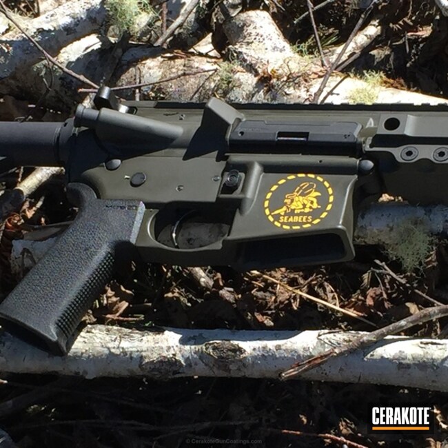 H-232 MagPul O.D. Green wtih H-166 Electric Yellow and H-216 Smith ...