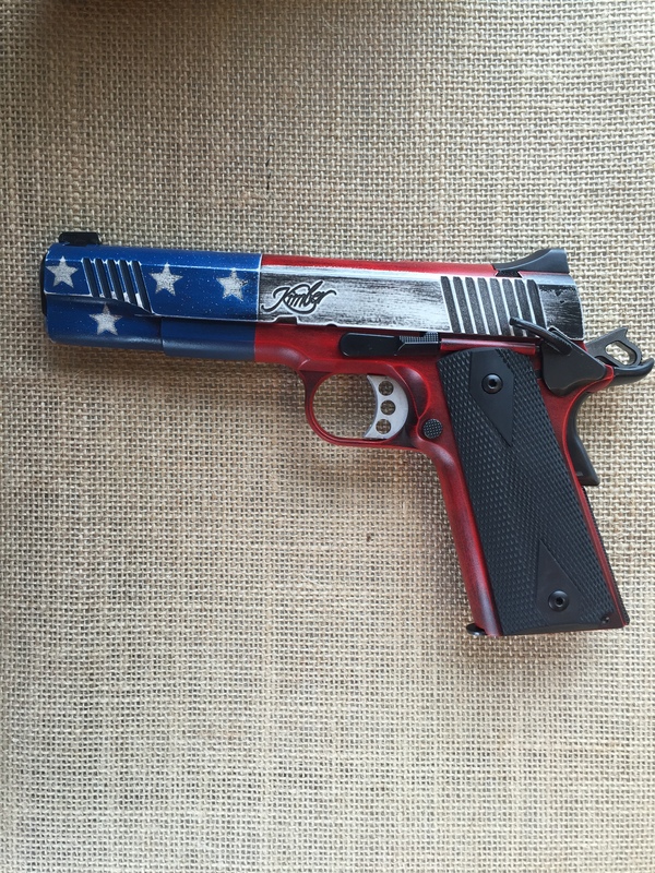 H-167 USMC Red with H-140 Bright White and H-171 NRA Blue by WILLIAM ...