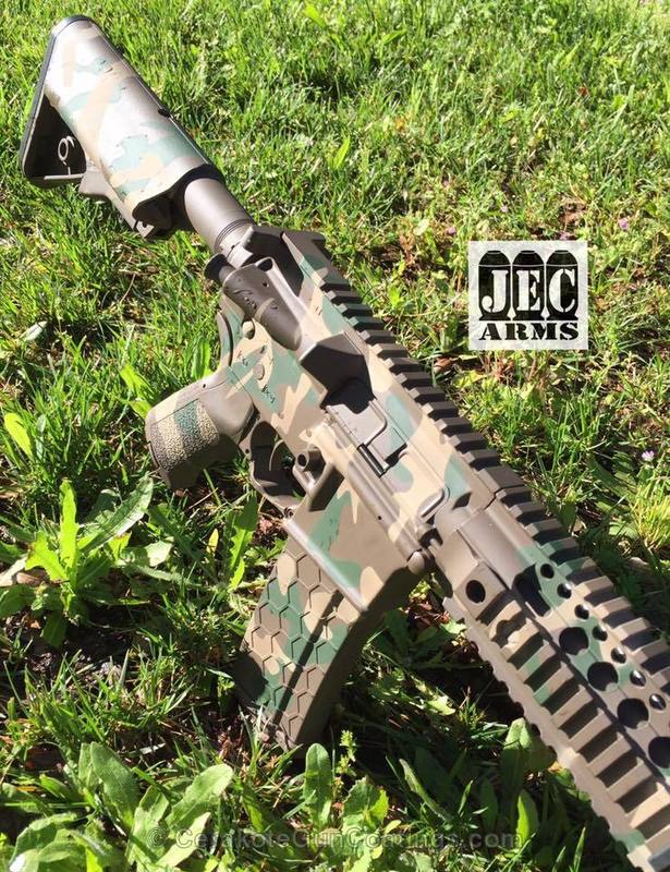 H-265 Flat Dark Earth with H-200 Highland Green by WEB USER | Cerakote