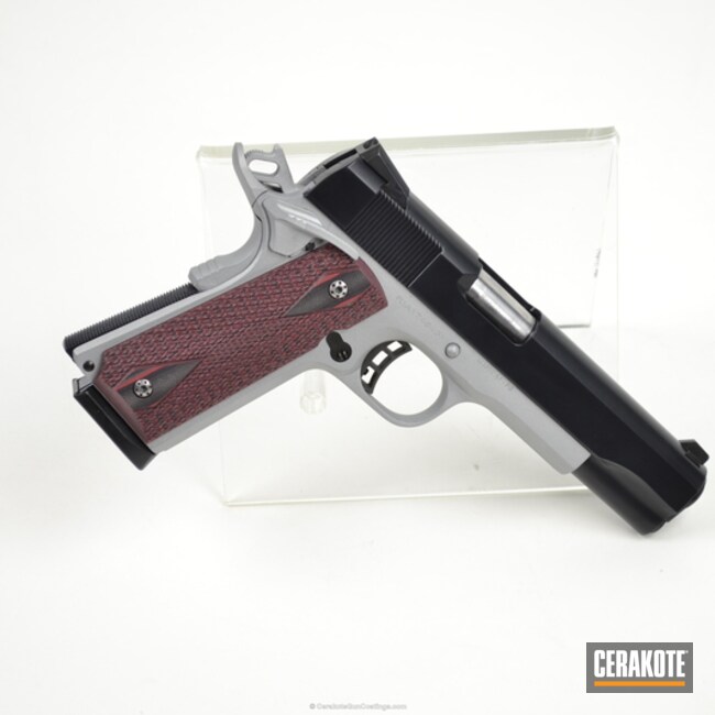H 146 Graphite Black With H 255 Crushed Silver By Steve Waters Cerakote
