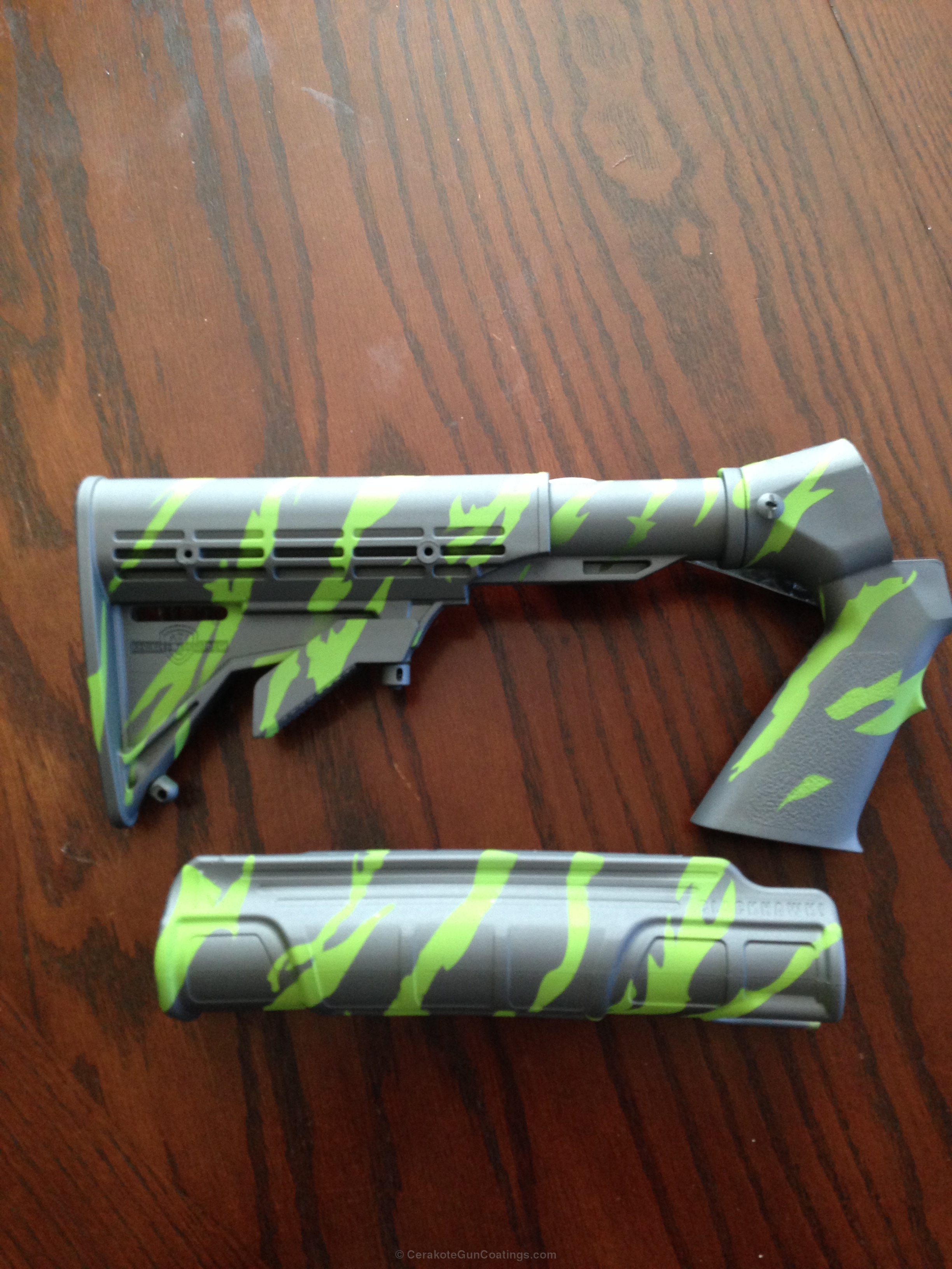 H-168 Zombie Green with H-227 Tactical Grey by WEB USER | Cerakote