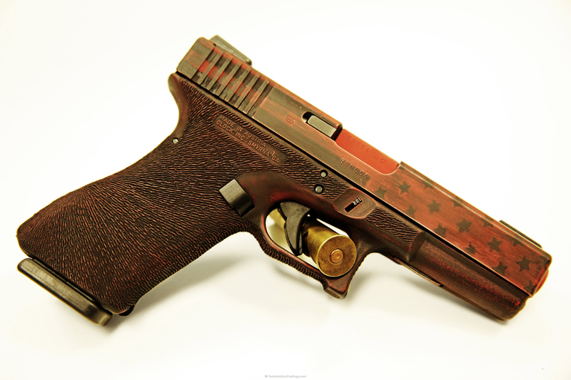 H-146 Graphite Black with H-216 Smith & Wesson Red by WEB USER | Cerakote