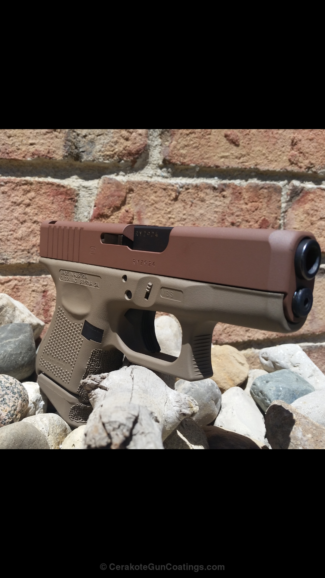 H-265 Flat Dark Earth with H-212 Federal Brown by Doug Schuster | Cerakote