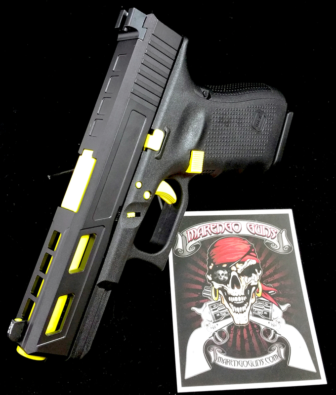 H-190 ARMOR Black and H-166 Electric Yellow by WEB USER | Cerakote