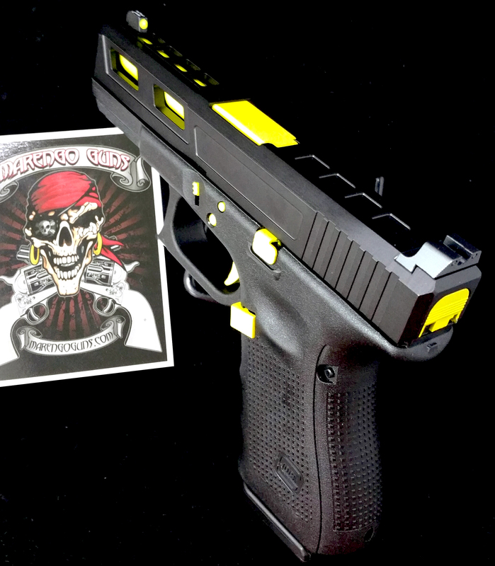 H-190 ARMOR Black and H-166 Electric Yellow by WEB USER | Cerakote