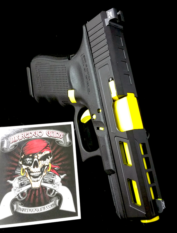 H-190 ARMOR Black and H-166 Electric Yellow by WEB USER | Cerakote