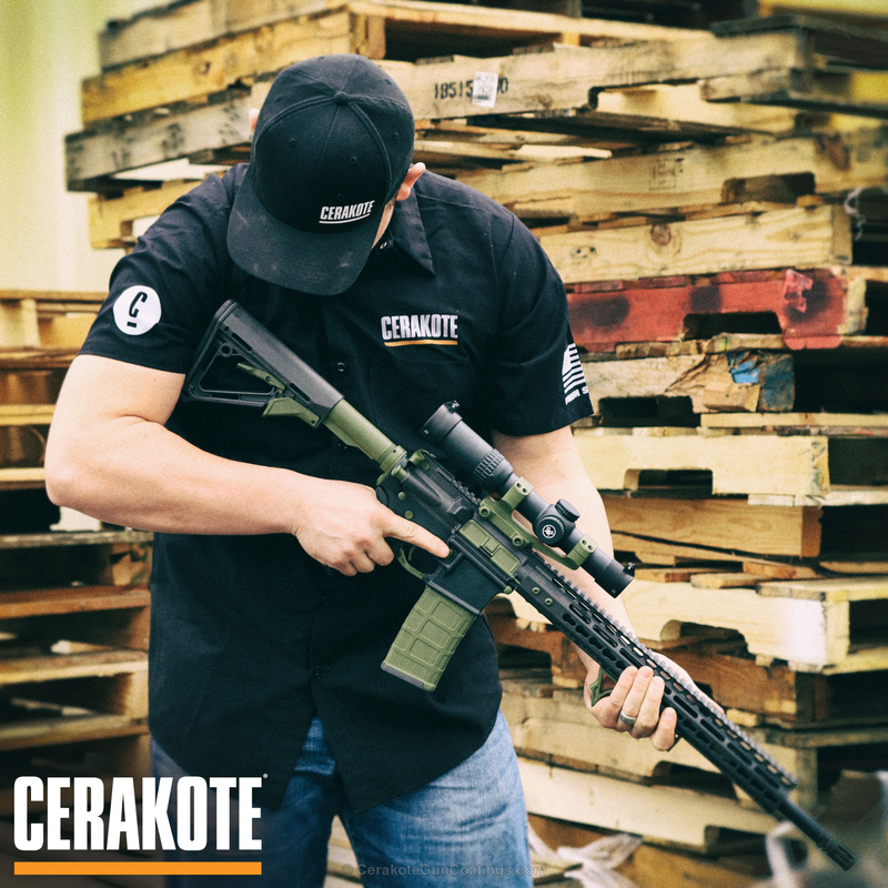 E-110 Midnight with E-120 Smoke, E-160 Concrete and H-189 Noveske ...