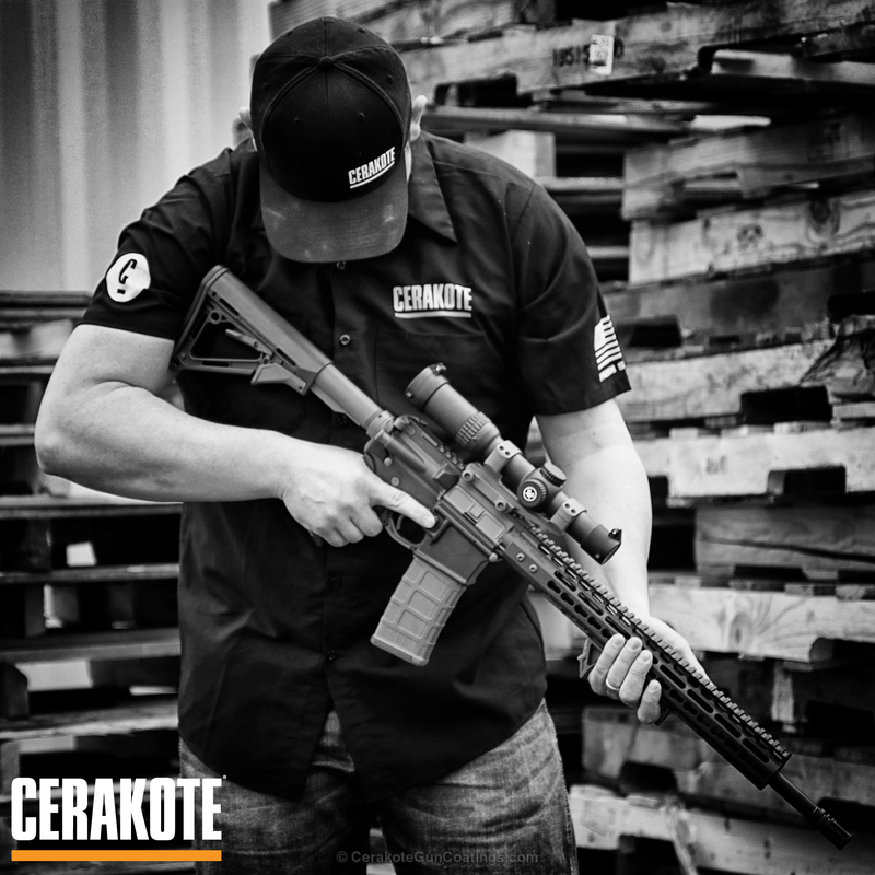 E-110 Midnight with E-120 Smoke, E-160 Concrete and H-189 Noveske ...